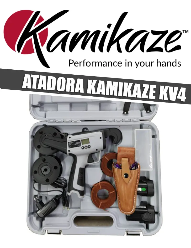 ATADORA ELÉCTRICA KAMIKAZE KV4 + REGALO - Repuestos Agrícolas Román